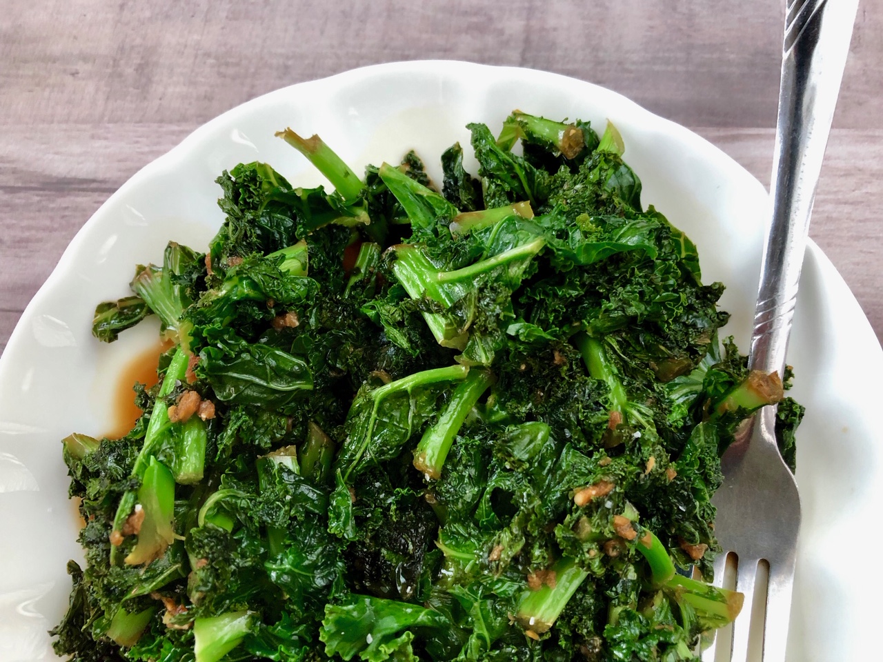 Seasoned Kale • The April Blake