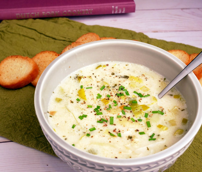 German Leek Soup - The April Blake