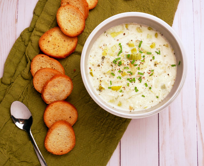 German Leek Soup - The April Blake