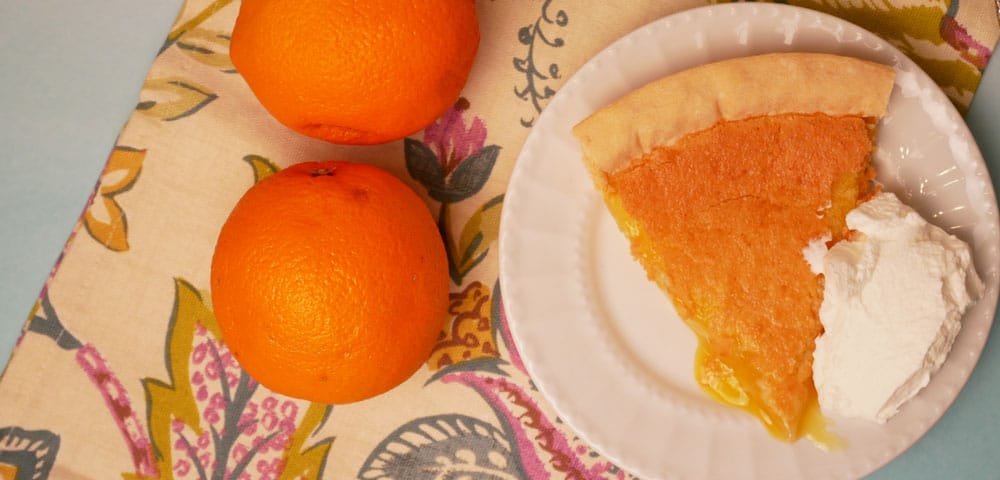 A Simple Orange Pie • The April Blake